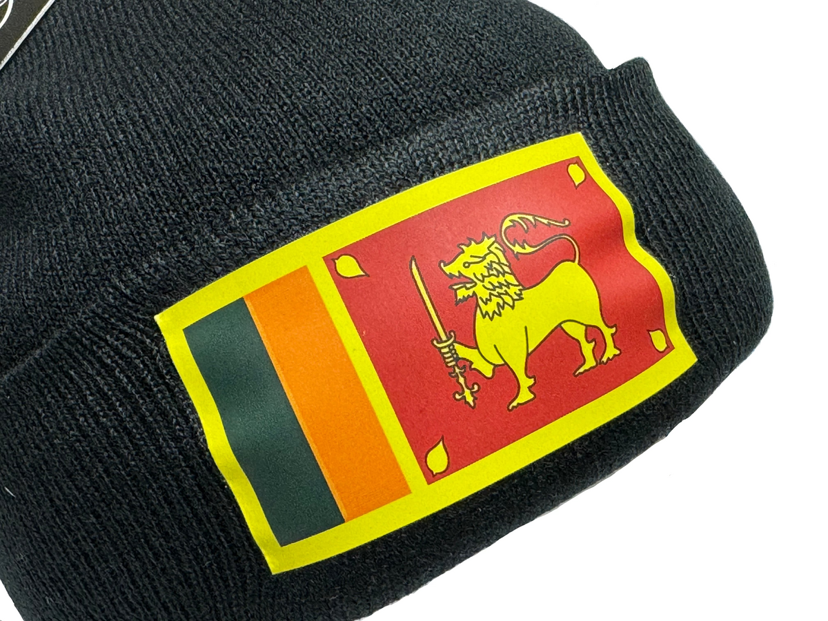 Sri Lanka Cricket-Themed Beanie – Black Ash Sports