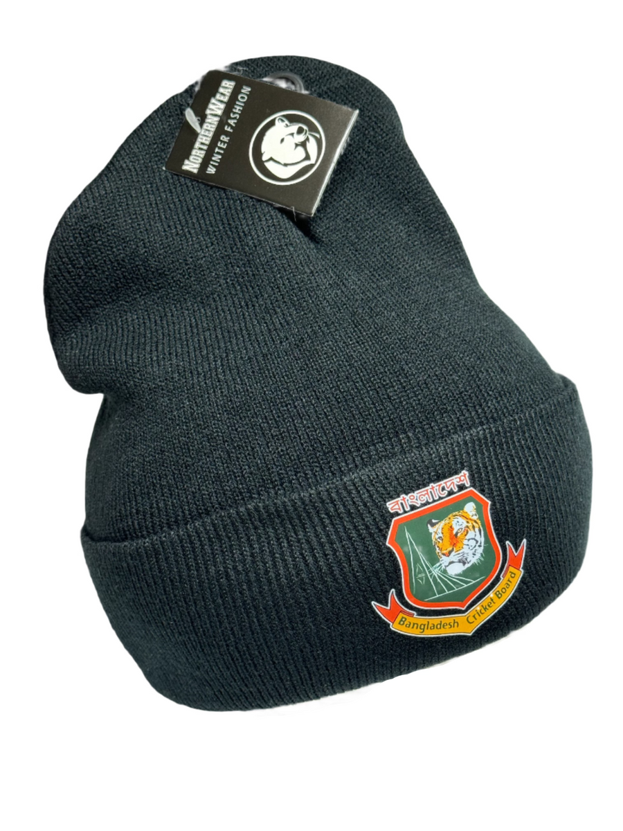 Bangladesh Cricket-Themed Beanie – Black Ash Sports