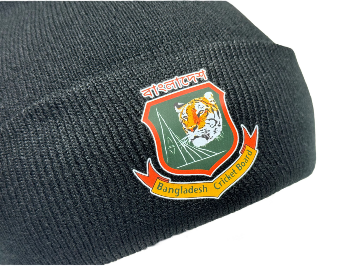 Bangladesh Cricket-Themed Beanie – Black Ash Sports